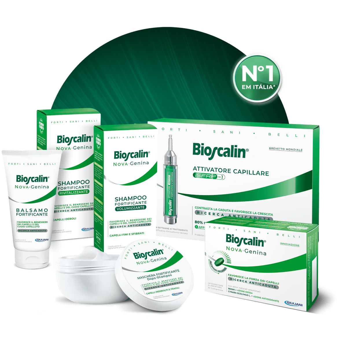 BIOSCALIN NOVA·Genina: Tratamento antiqueda de cabelo | Bioscalin